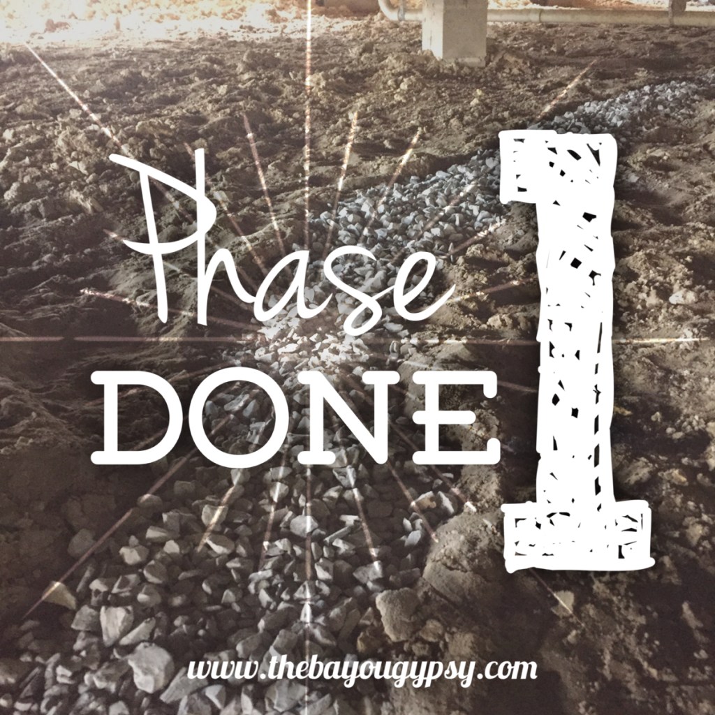 Phase 1 DONE! – the bayou gypsy